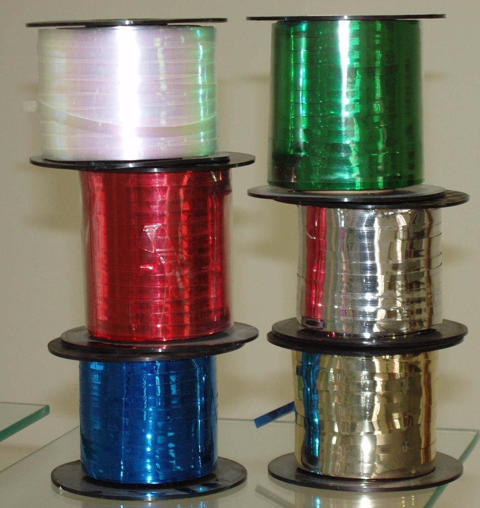 BLUE MYLAR RIBBON - Hico Balloons