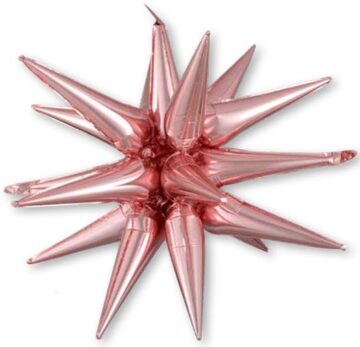 Small Rose Gold Magic Star | Hico Balloons