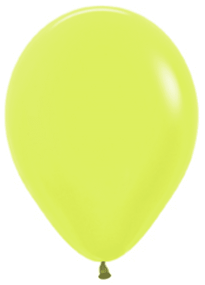 11" Neon Yellow - Hico Balloons