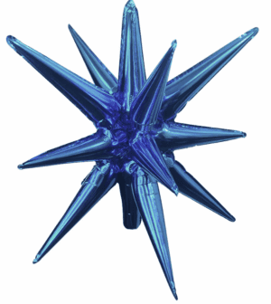 26″ BLUE STARBURST | Hico Balloons