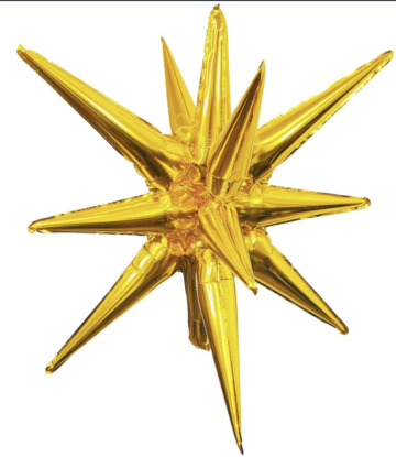 40" STARBURST GOLD | Hico Balloons