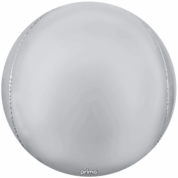 40″ Silver Sphere | Hico Balloons