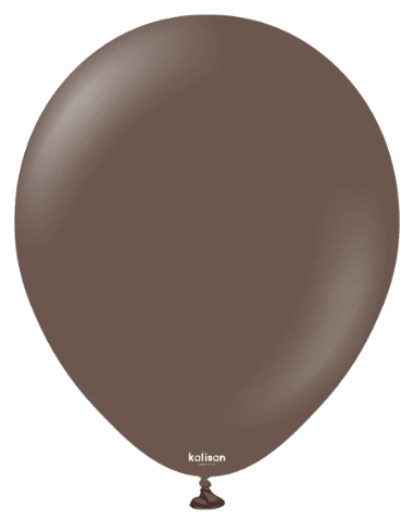 12" Chocolate Brown - Hico Balloons
