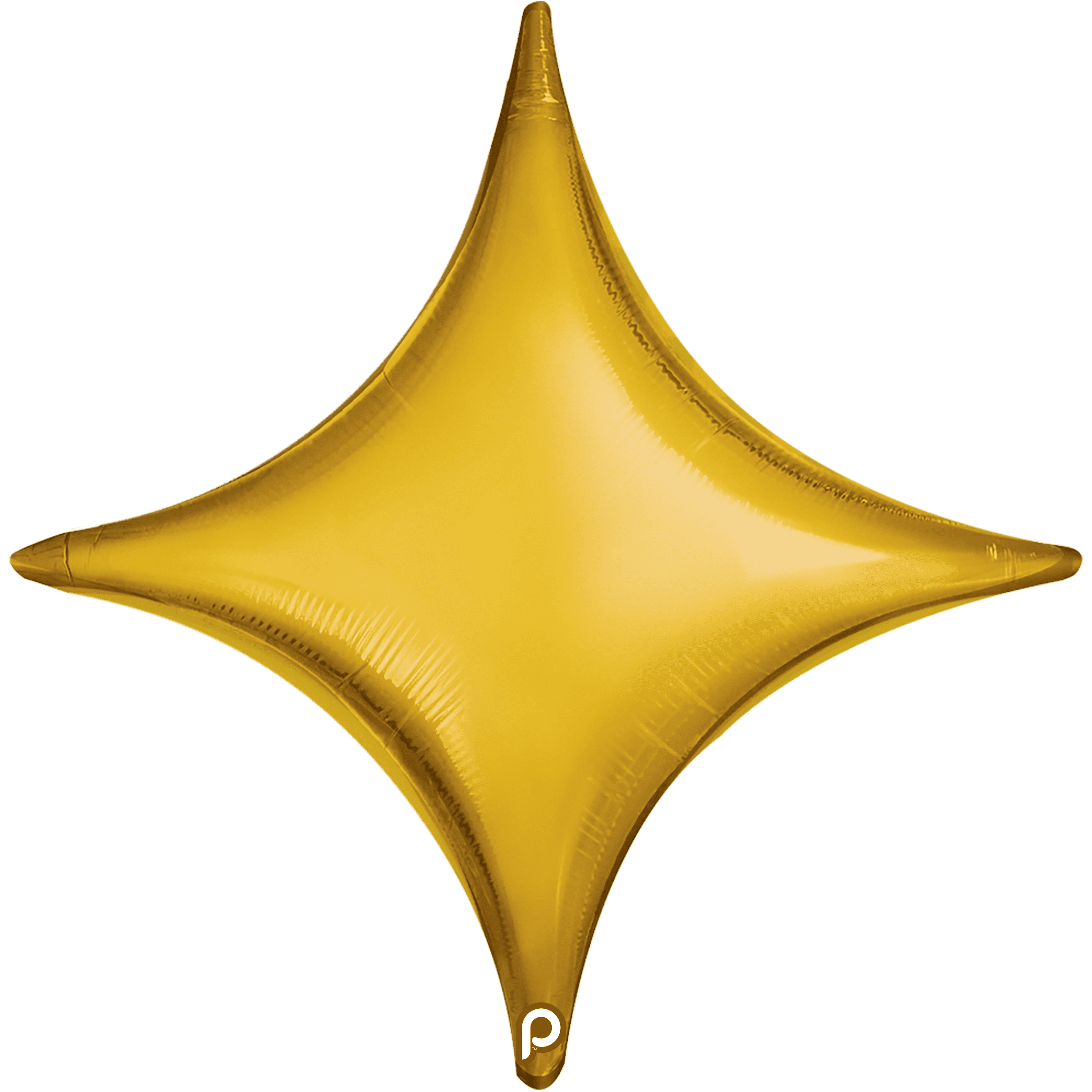 30″ Gold Starpoint | Hico Balloons