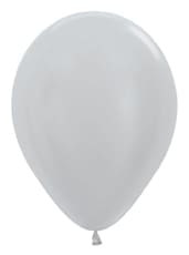 11″ Metallic Silver | Hico Balloons