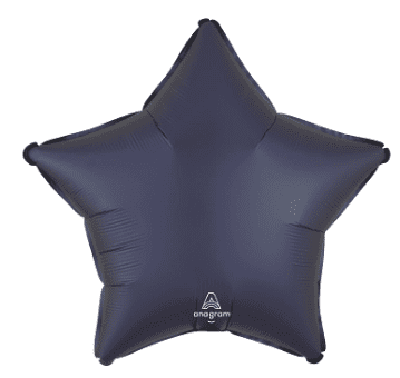 19″ True Navy Blue Satin Star | Hico Balloons