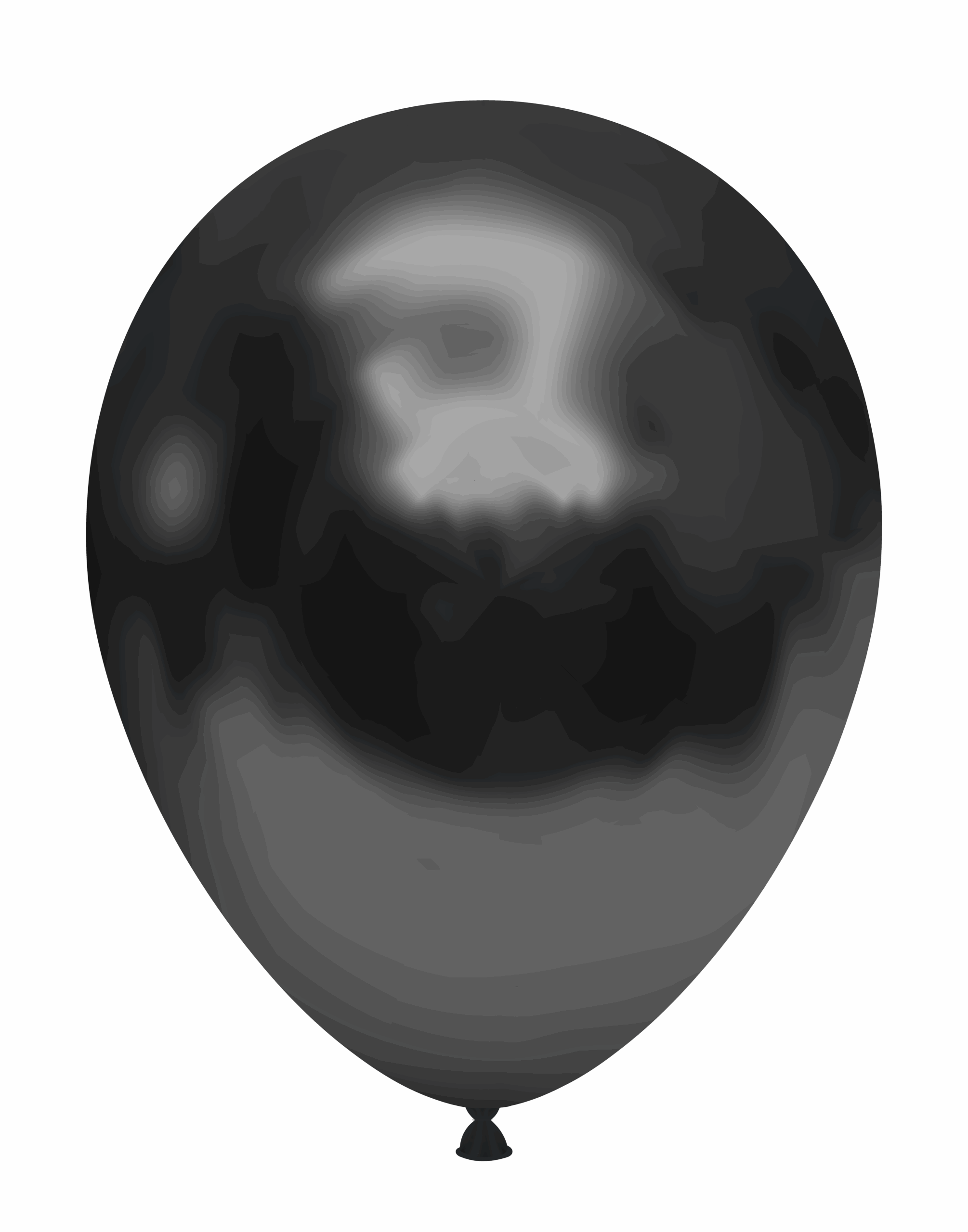 5" Shadow - Hico Balloons